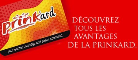 La carte fidélité de PRINK : la PRINKARD